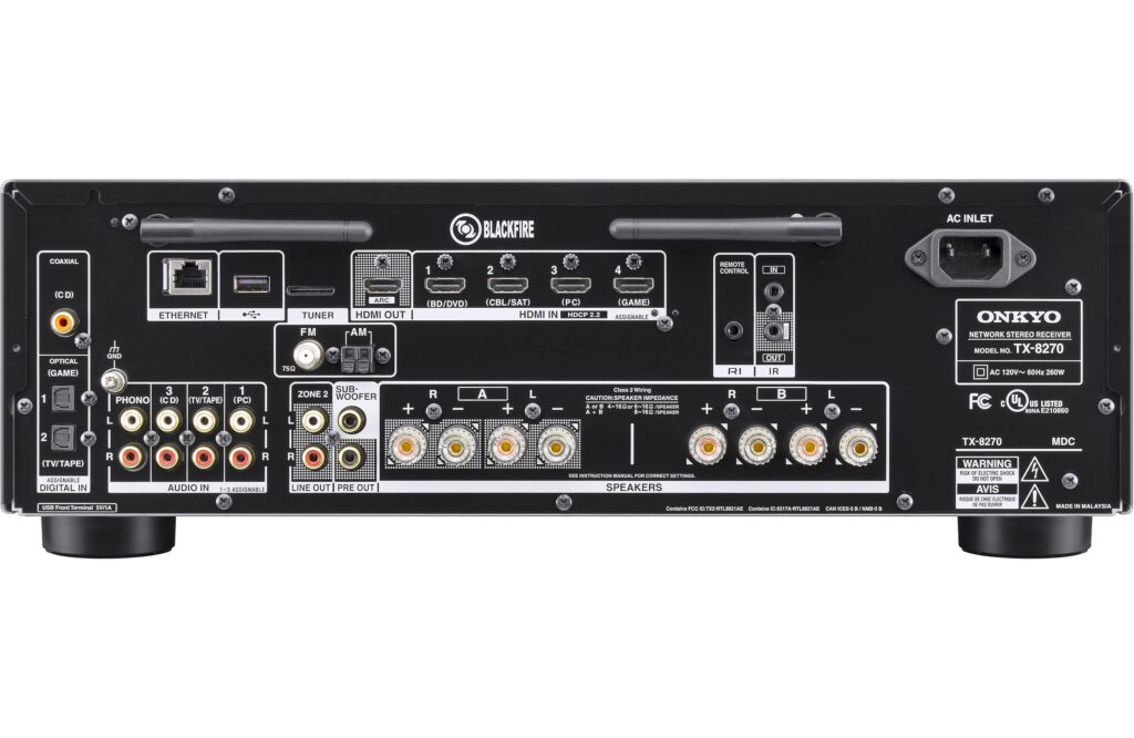 Onkyo TX-8270 - Audiocostruzioni | Vendita Online Hi-Fi: Amplificatori ...