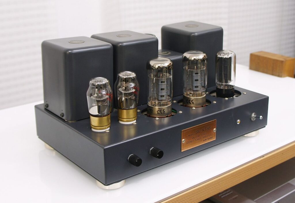 Sun Audio SV EL34SE - SV KT88SE - オーディオ構造 |オンラインHi-Fi販売：アンプ、スピーカー、ターンテーブル