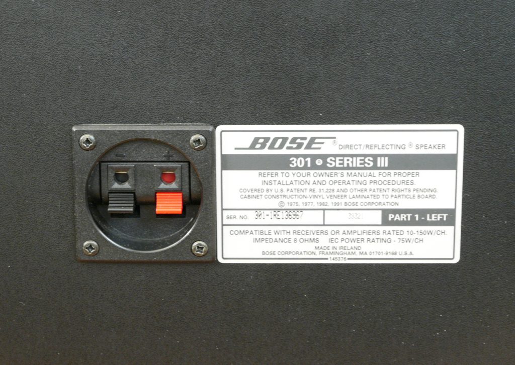 Bose 301 Series III - Audio construction | Hi-Fi Online Sales ...