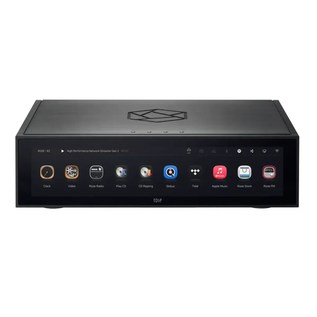 ROSE RS151 Network Streamer – DAC Hi-End Gen-2 con Display HD