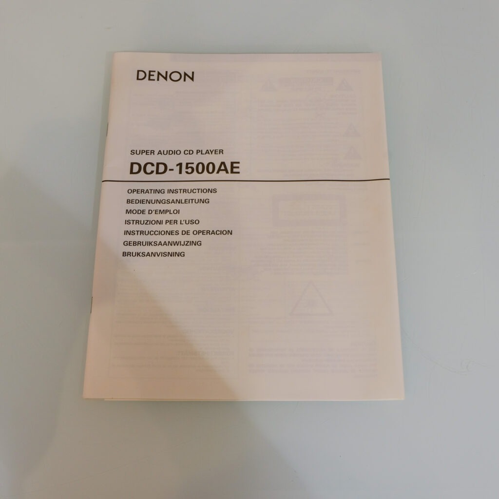 Denon DCD-1500AE Usado