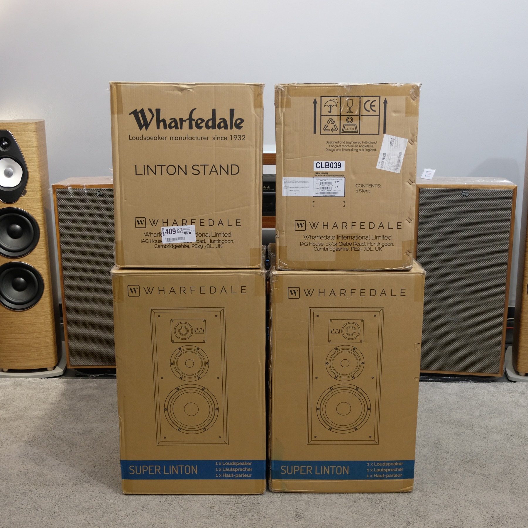 Wharfedale Super Linton con stand Usato